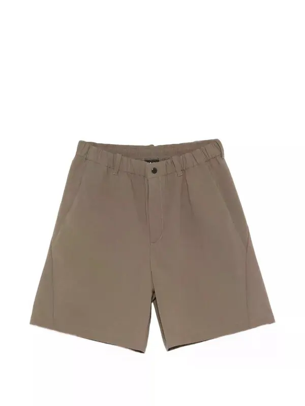 GOLDWIN Elasticated Waistband Shorts - Brown