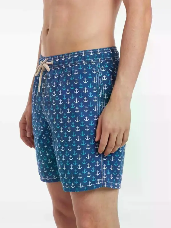 MC2 SAINT BARTH Anchor Print Swim Shorts