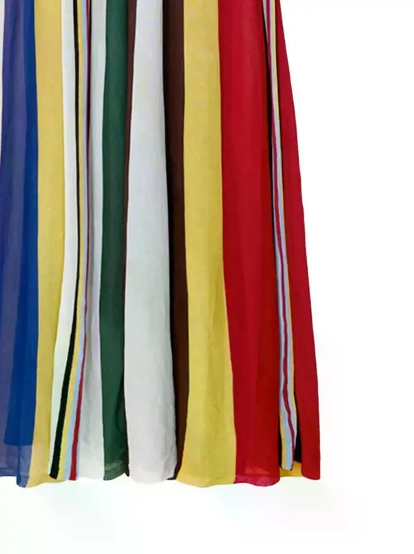 Loewe Striped Long-sleeve Maxi Dress