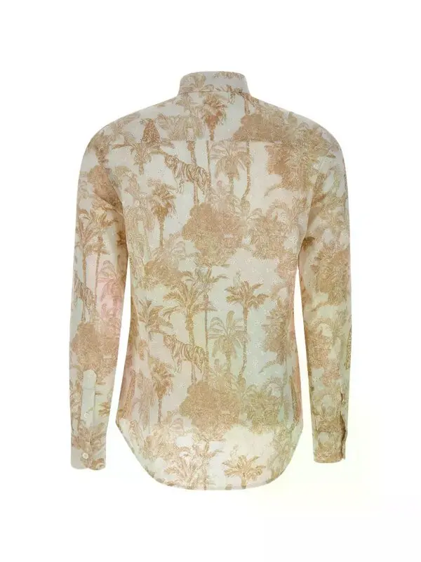 MC2 SAINT BARTH Toile De Jouy Shirt - Neutrals