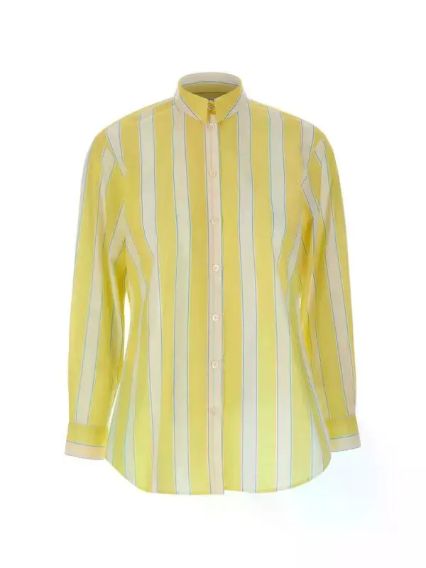 MC2 SAINT BARTH Brigitte Striped Cotton Shirt