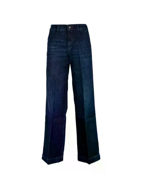 CIGALA'S Pressed Crease Wide-leg Jeans