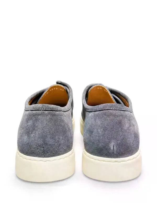 POCHE PARIS Suede Lace-up Oxford Shoes - Grey
