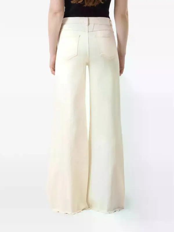 Closed Frayed Hem Flared Denim Jeans