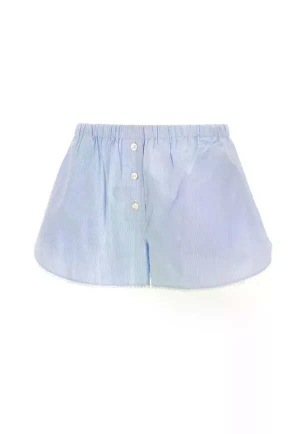 Andamane Arabella Striped Mini Shorts