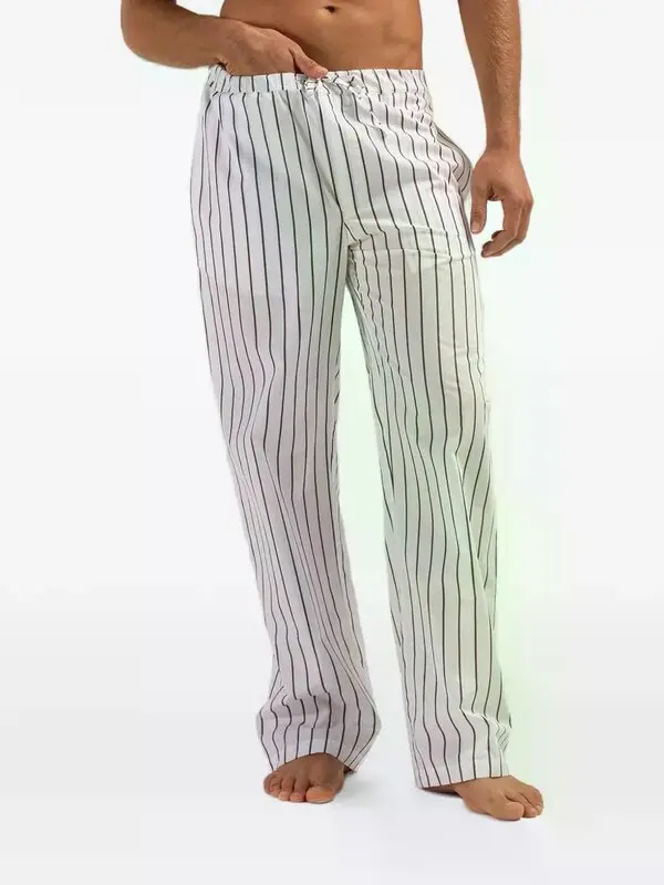 MOSSO SUN WEAR Striped Drawstring Trousers