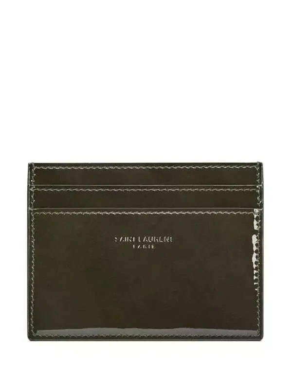 Saint Laurent Patent-leather Card Holder