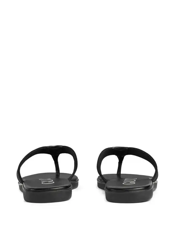 Gucci Logo-embroidered Thong Sandals