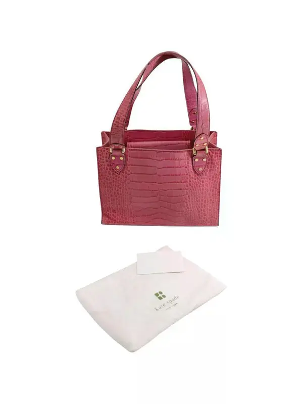 Kate Spade New York Crocodile-embossed Handbag