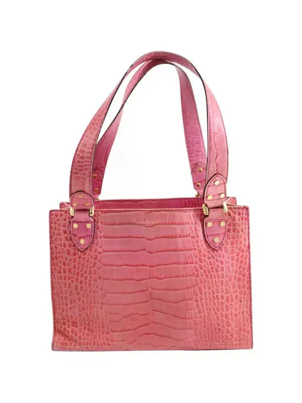 Kate Spade New York Crocodile-embossed Handbag