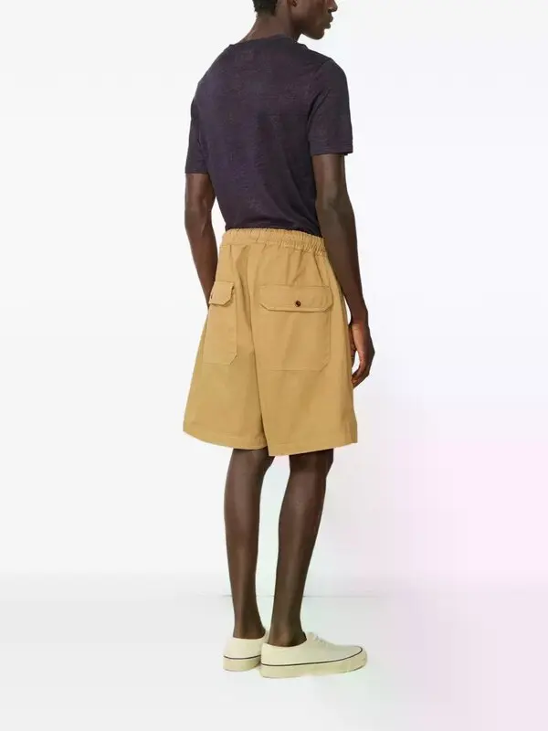 Officine Générale Fitz Drawstring Cotton Shorts
