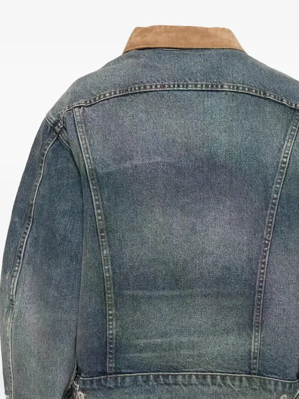 GALLERY DEPT. Logo Patch Contrast Collar Jacket