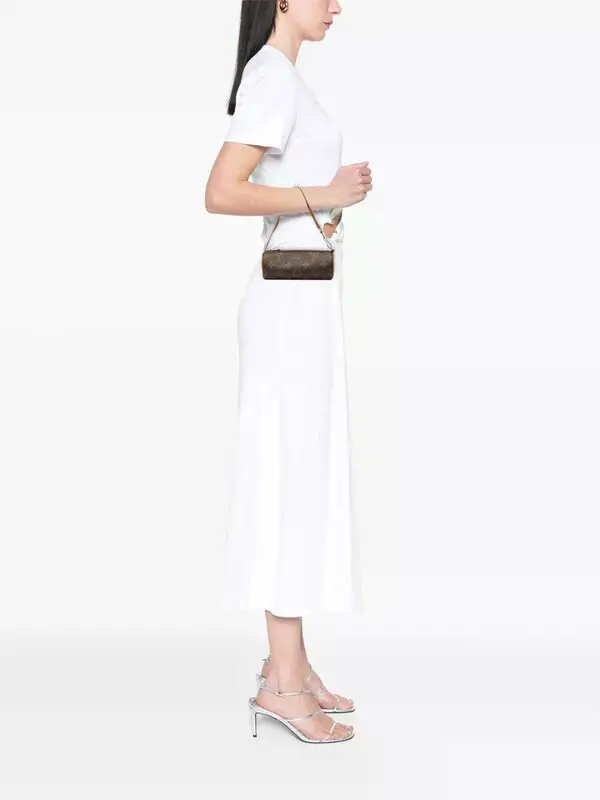 LOUIS VUITTON Monogram Papillon Pochette Handbag - Brown