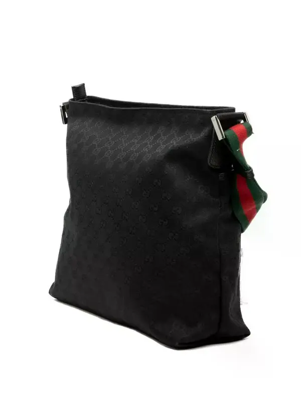 Gucci Gg Canvas Web Crossbody Bag