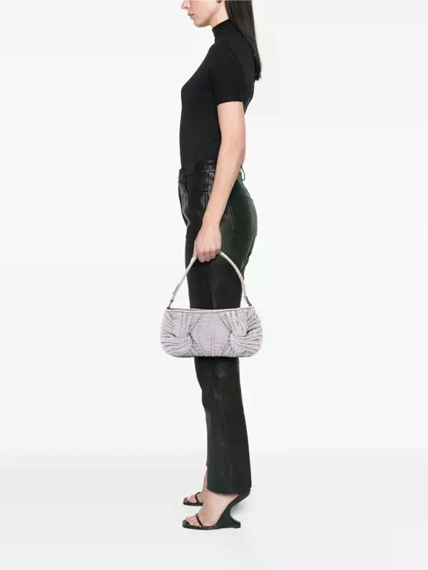 Burberry Leather Fringed Shoulder Bag