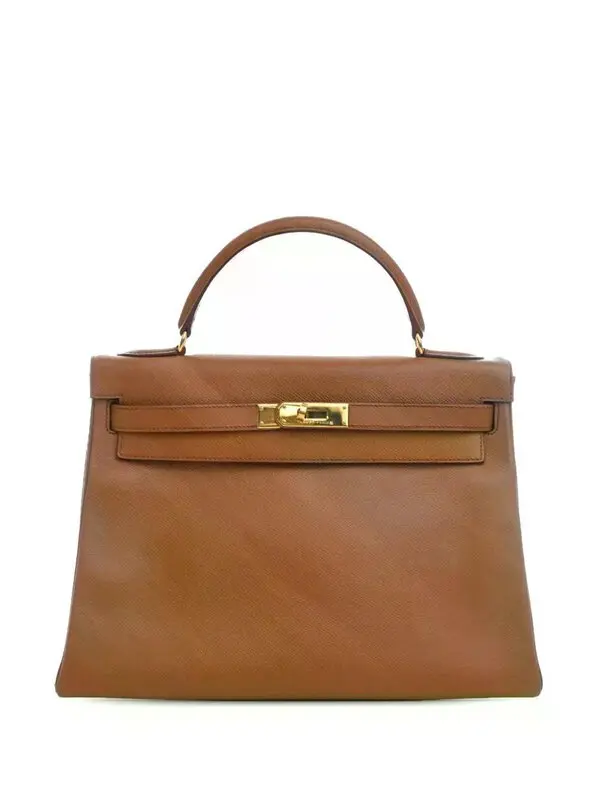 Hermès 1998 Epsom Kelly Sellier 32 Satchel