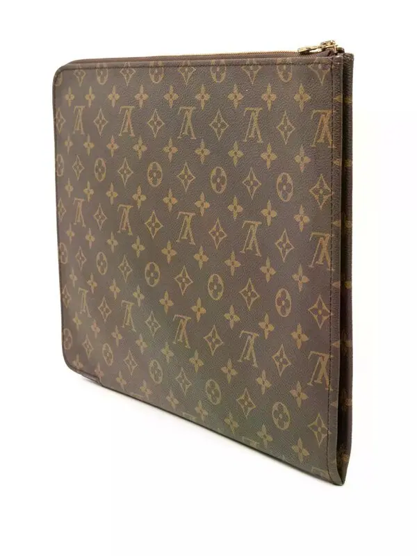 LOUIS VUITTON Monogram Document Portfolio Business Bag
