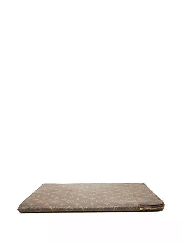 LOUIS VUITTON Monogram Document Portfolio Business Bag