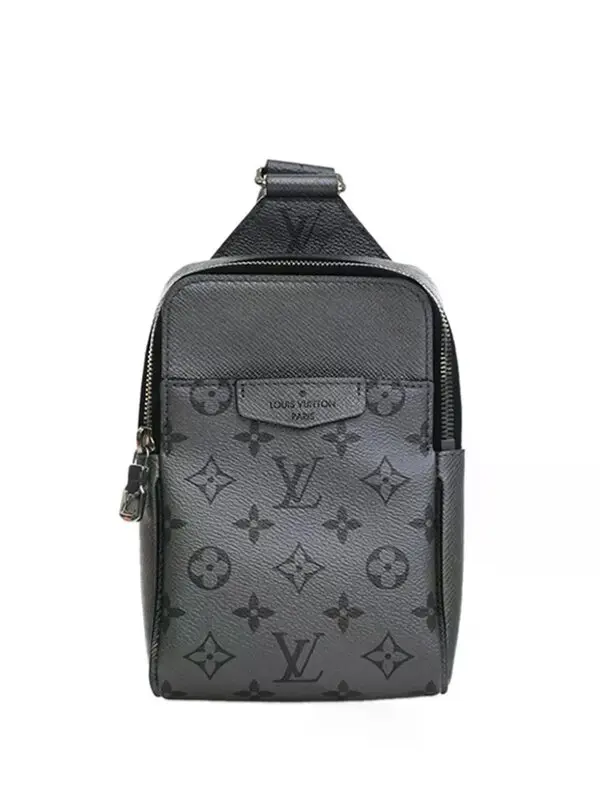 LOUIS VUITTON Monogram Eclipse Taigarama Outdoor Sling Bag - Grey