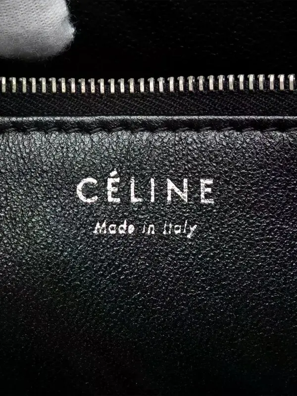 Celine Multicolor Leather And Pony Hair Diamond Shoulder Bag