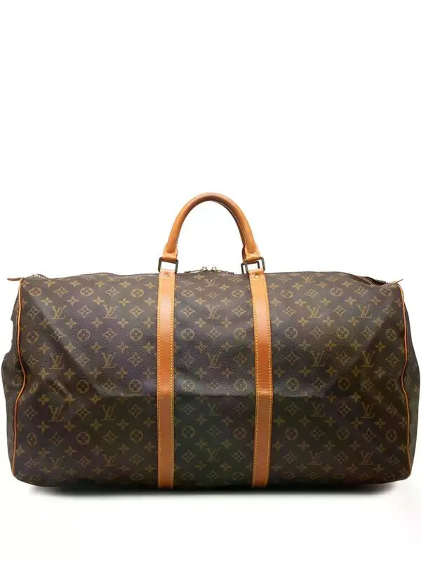LOUIS VUITTON Monogram Keepall 60 Travel Bag
