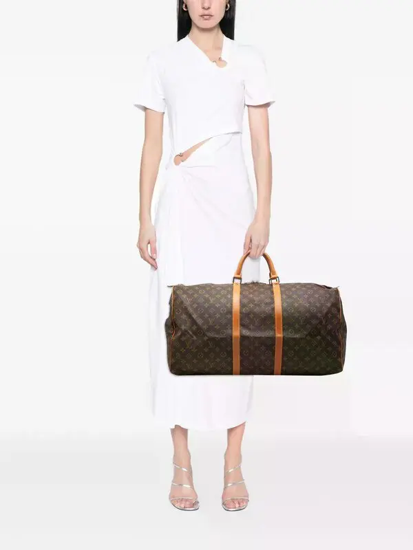 LOUIS VUITTON Monogram Keepall 60 Travel Bag