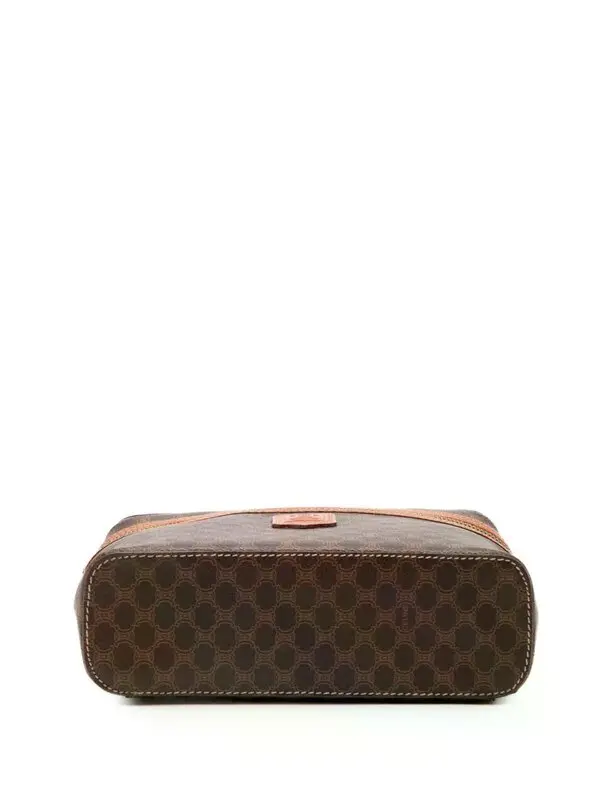 Celine Macadam Coated Canvas Vanity Bag
