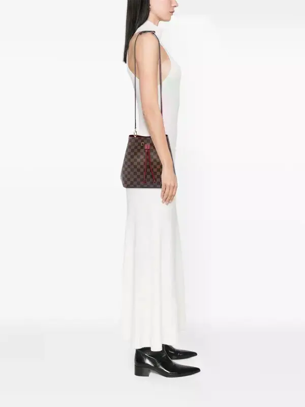 LOUIS VUITTON Damier Ebene Neonoe Mm Bucket Bag