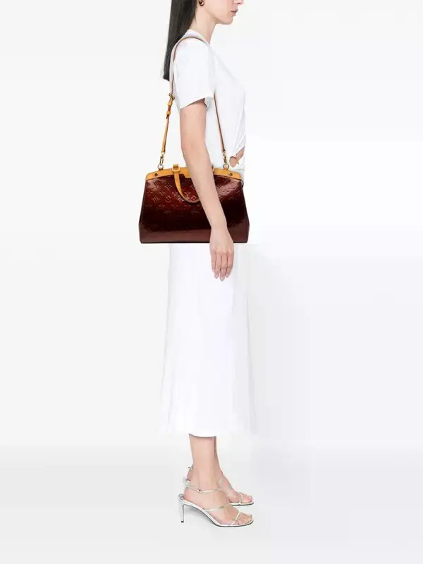 LOUIS VUITTON Monogram Vernis Brea Mm Satchel