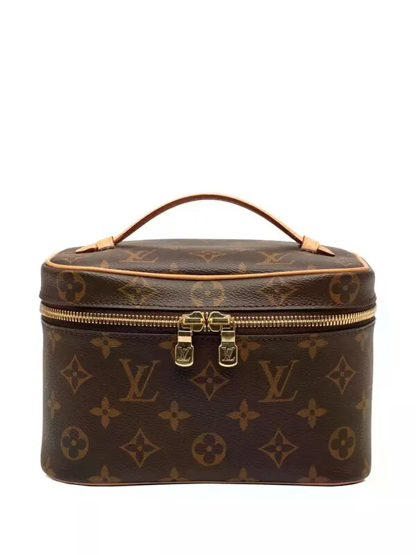 LOUIS VUITTON Monogram Nice Mini Case Vanity Bag - Brown