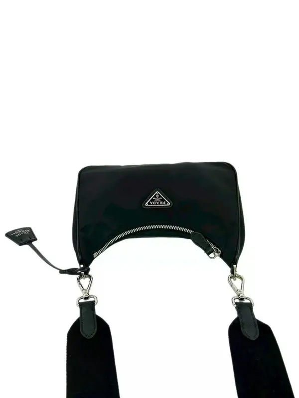 Prada Saffiano Trimmed Re Nylon Re Edition 2005 Satchel