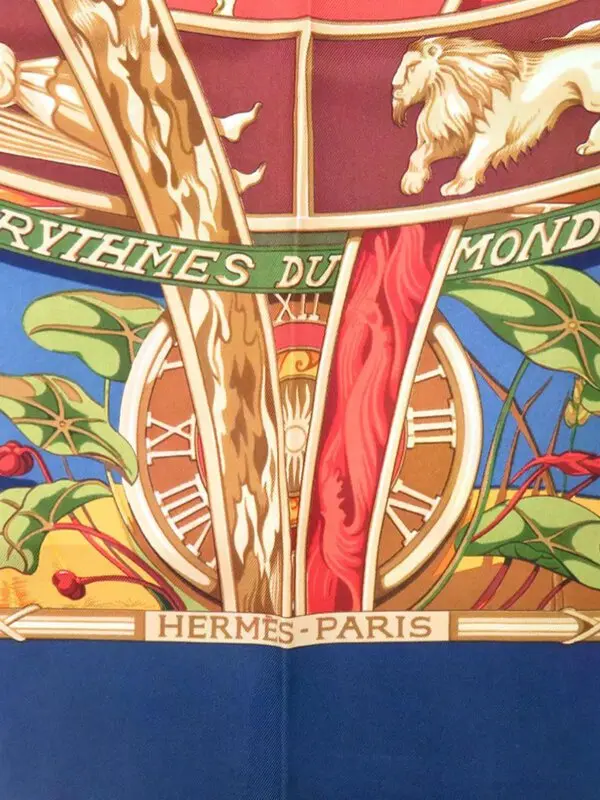 Hermès 2000-2025 Rythmes Du Monde Silk Scarf 90 Scarves