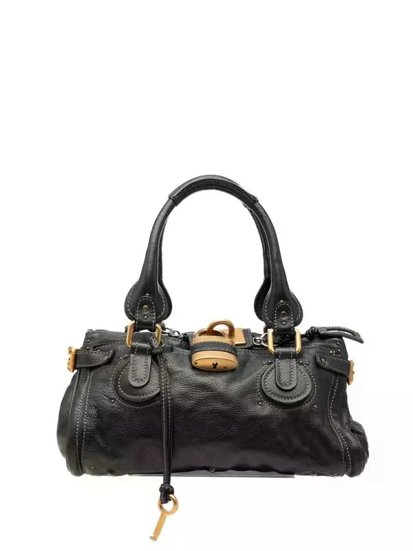 Chloé Paddington Leather Handbag - Black