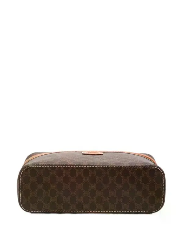 Celine Macadam Coated Canvas Vanity Bag
