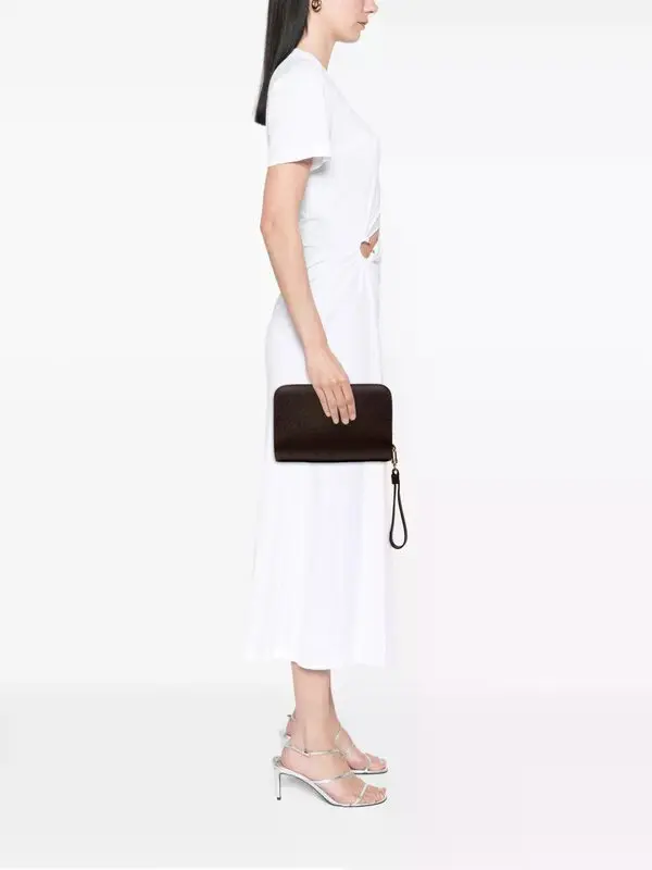 LOUIS VUITTON Taiga Leather Pochette Baikal Clutch Bag