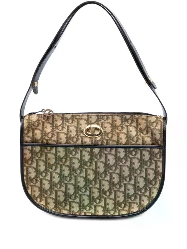 Dior Diorissimo Trotter Canvas Shoulder Bag - Brown