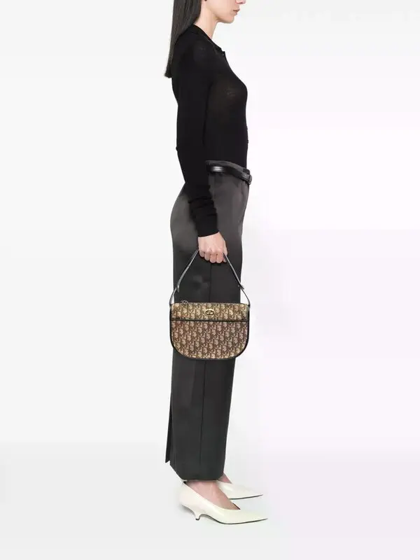 Dior Diorissimo Trotter Canvas Shoulder Bag