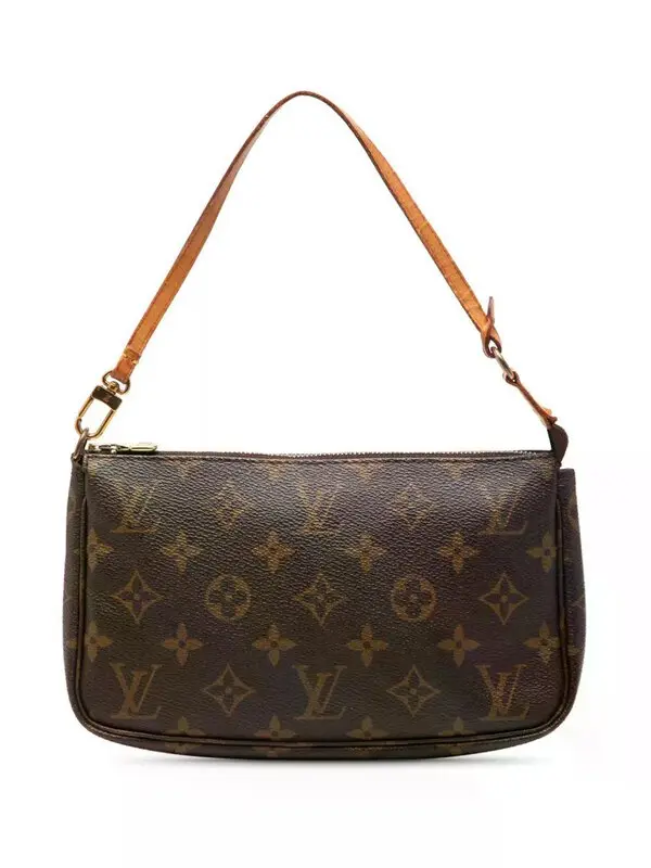 LOUIS VUITTON Monogram Pochette Accessoires Shoulder Bag - Brown