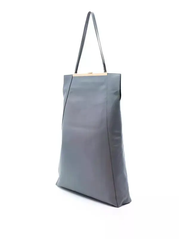Celine Smooth Calfskin Clasp Cabas Tote Bag