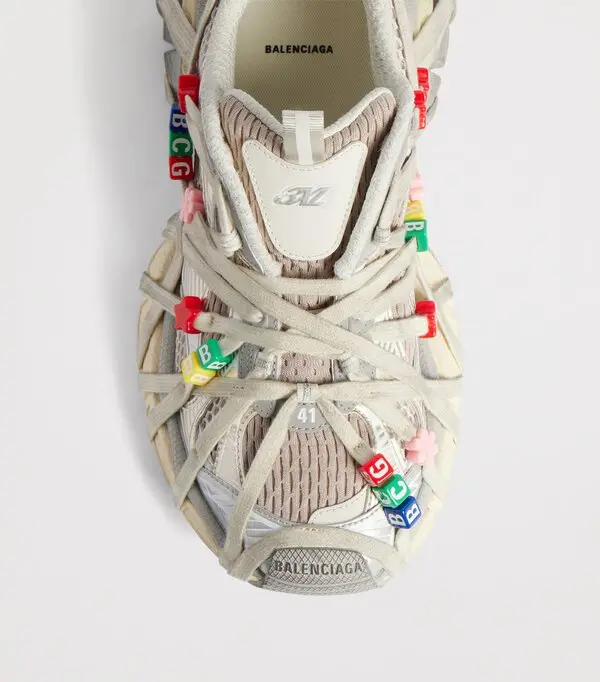 Balenciaga Distressed 3xl Extreme Lace Up Sneakers