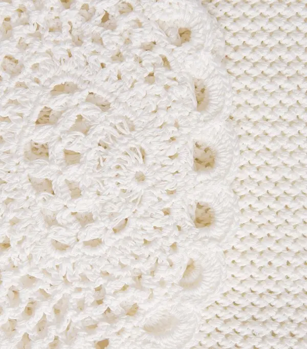 Erdem Cotton Crochet Maxi Dress - Ivory