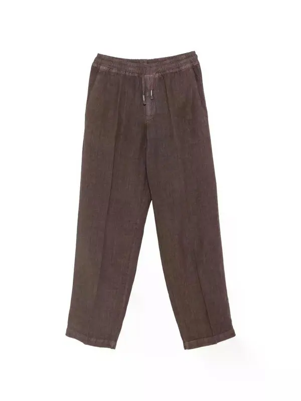 COSTUMEIN Drawstring Waistband Trousers - Brown