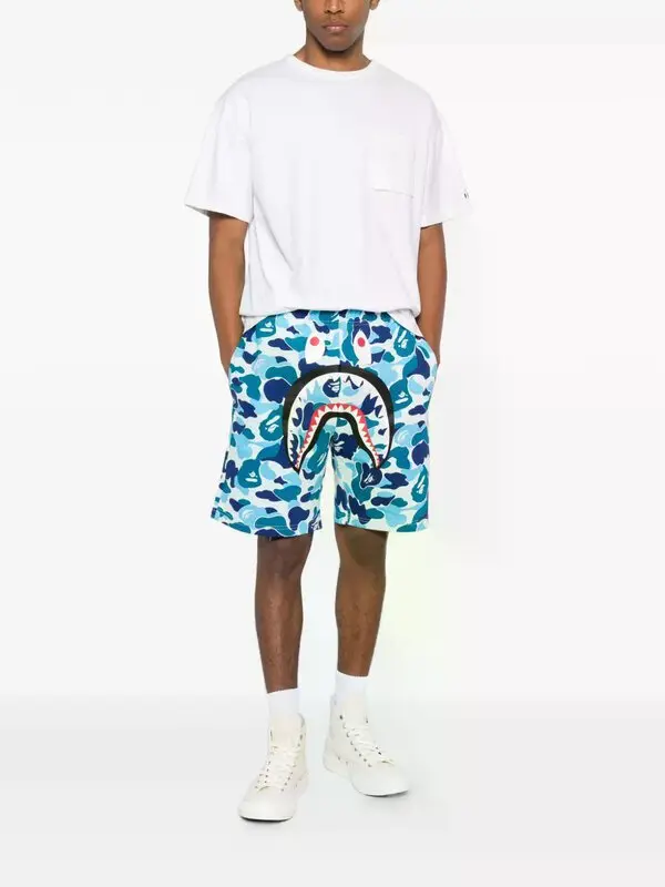A BATHING APE Abc Camo Shark Shorts