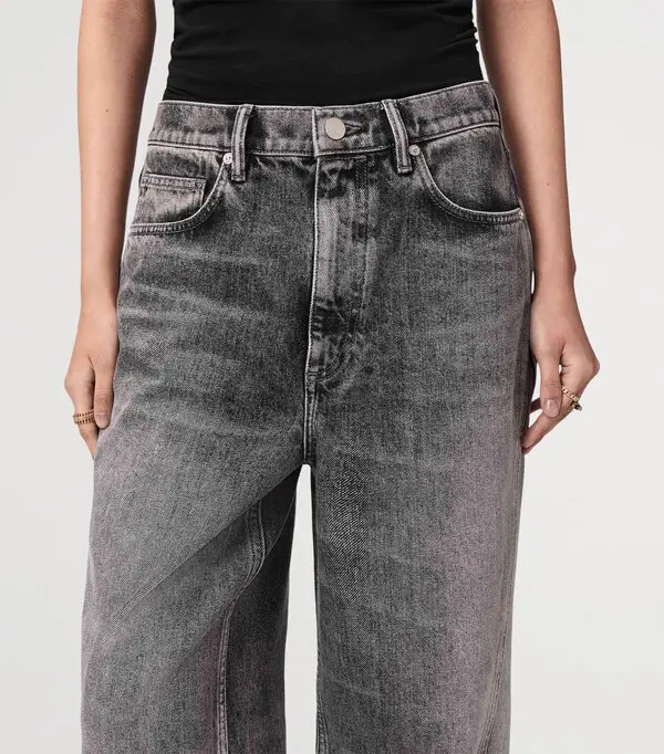 ALLSAINTS Asymmetric Fox Wide-leg Jeans