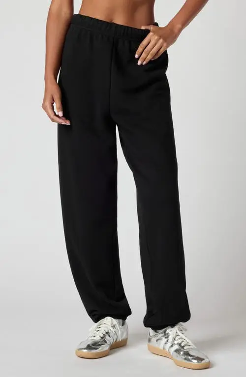 FLORENCE BY MILLS Cotton Blend Boyfriend Joggers - Black