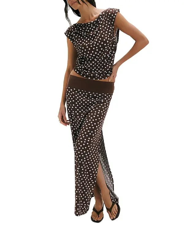 Free People Heat Wave Top And Skirt Set