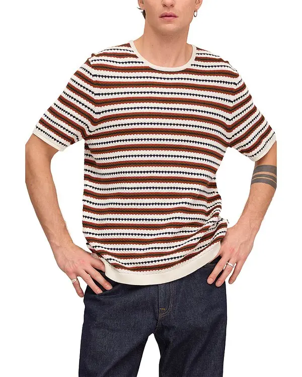 Nn07 Bari Tee - Ivory Multi