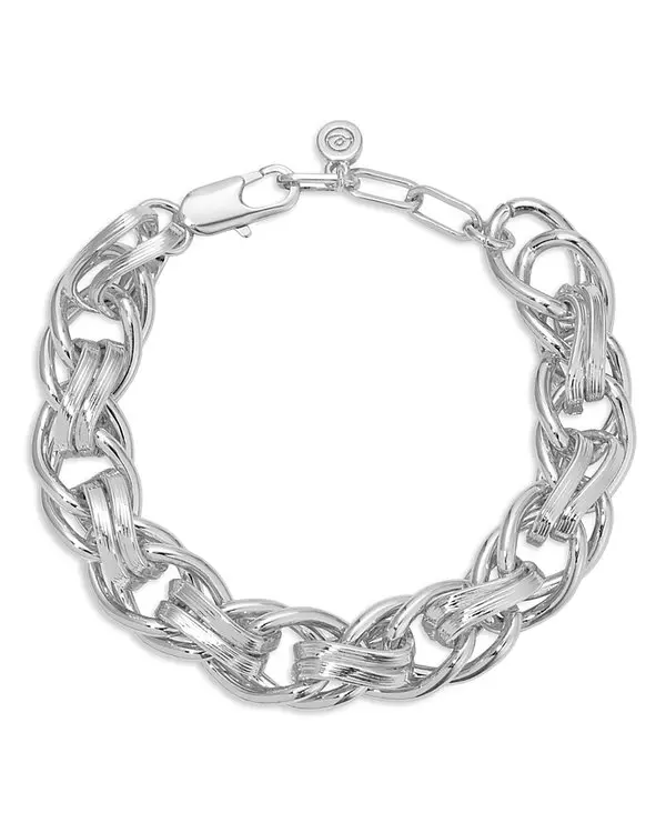 Ettika Luminous Links Bracelet - Silver