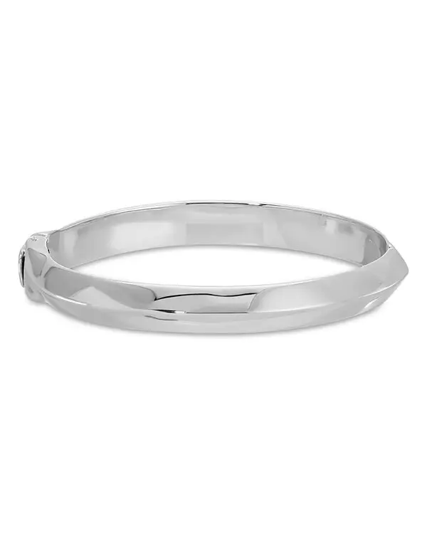 Ettika Base Stacking Bangle Bracelet - Silver