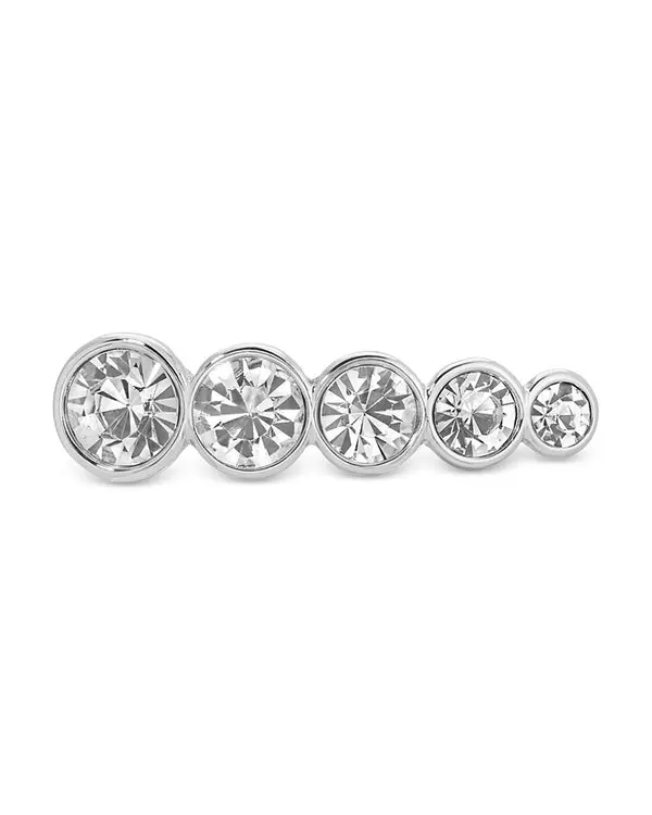 Ettika Crystal Line Pin - Silver